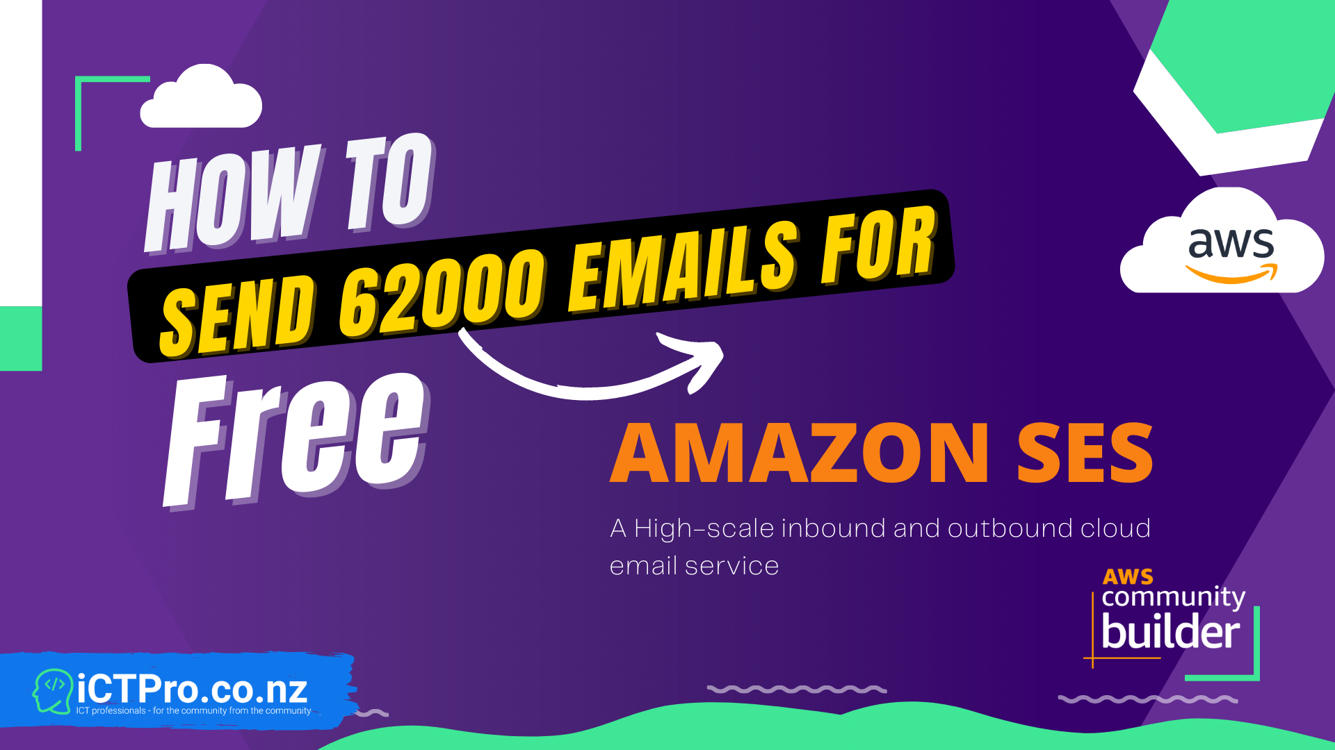 How to send 62000 emails for free using AMAZON SES – 100 days of cloud ...